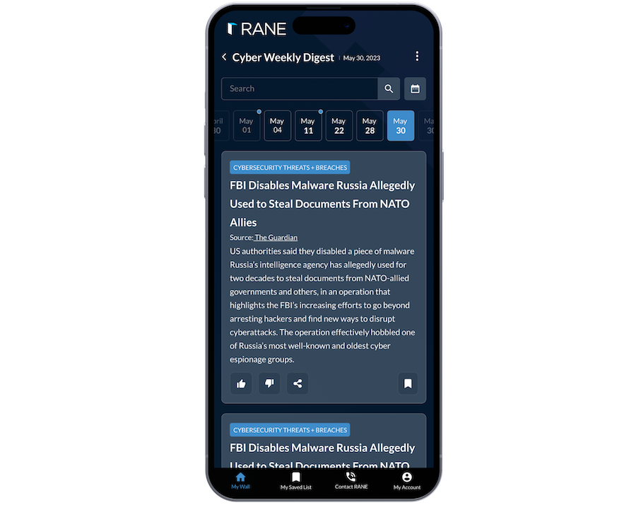 RANE Intelligence Briefs